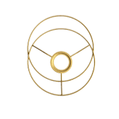 Lamp Shade Ring Set (30cm) GOLD – Glow&Co Lampshades NZ